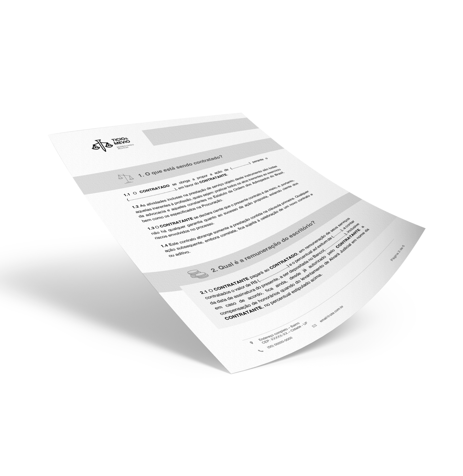 Kit Amicus Gray – Modelos Visual Law