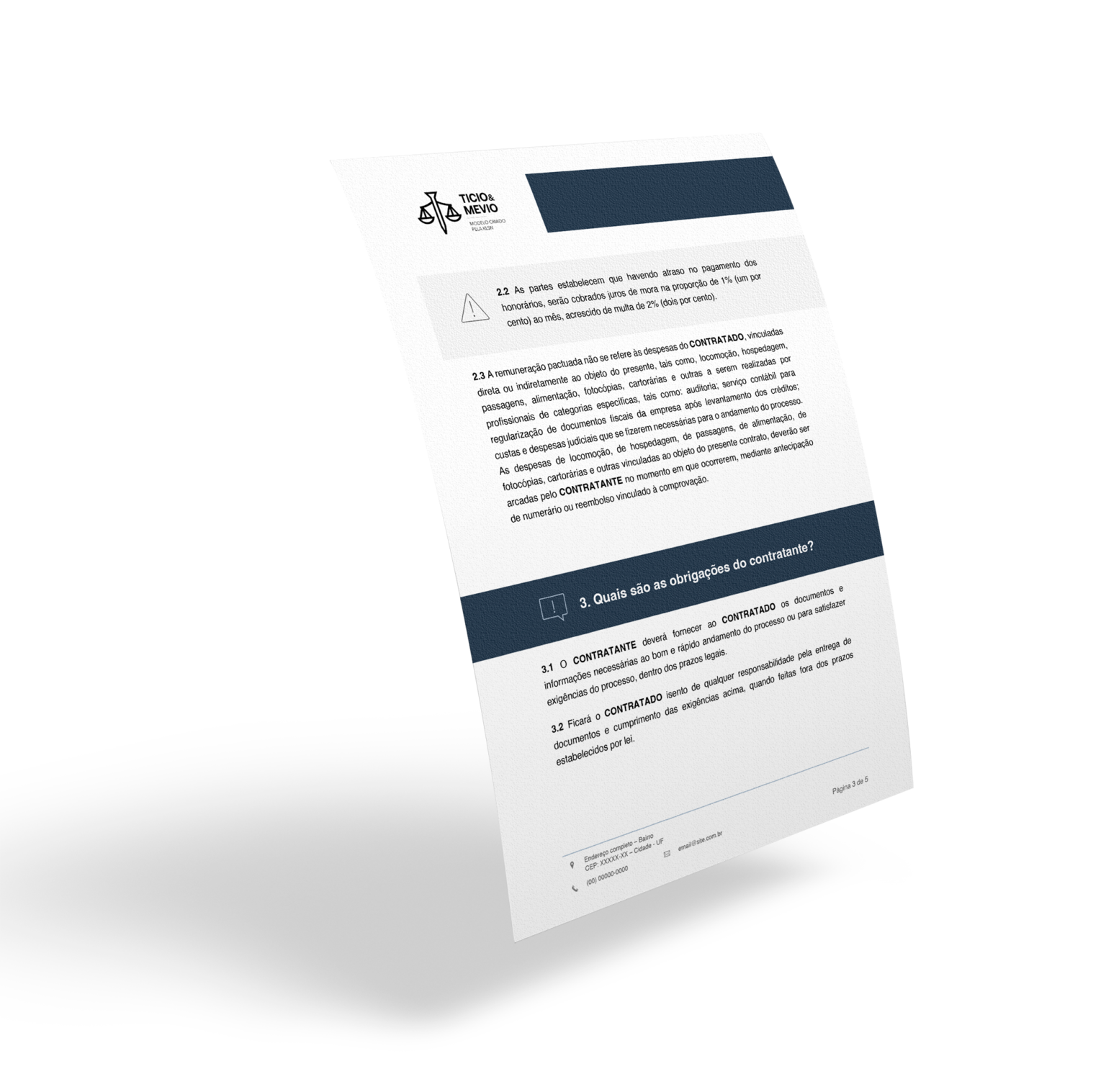 Kit Amicus Dark Blue – Modelos Visual Law