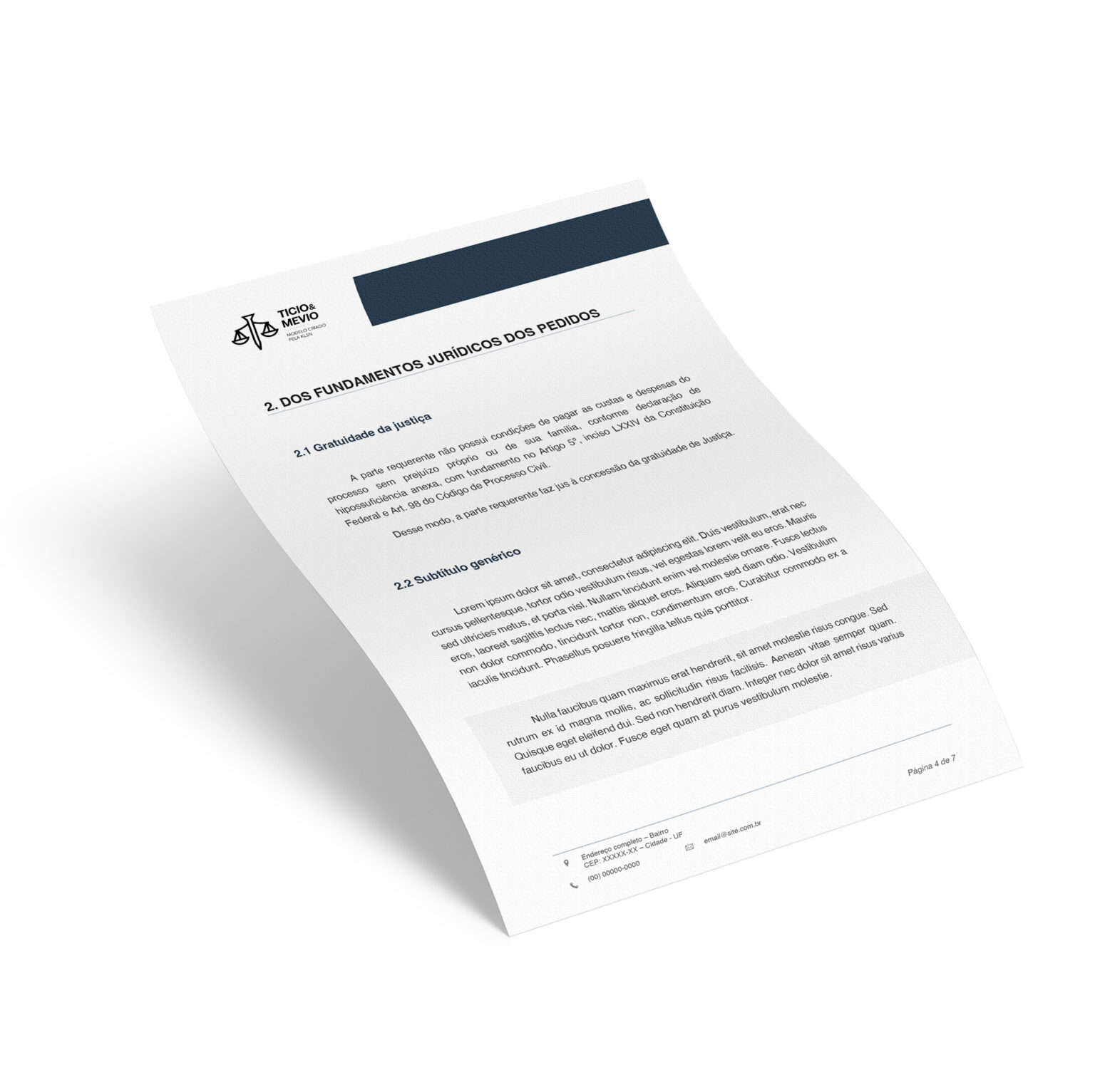 Kit Amicus Dark Blue – Modelos Visual Law