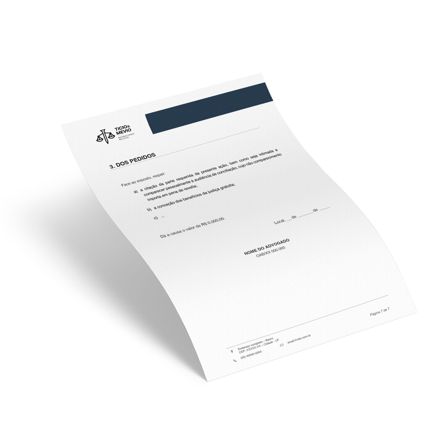 Kit Amicus Dark Blue – Modelos Visual Law